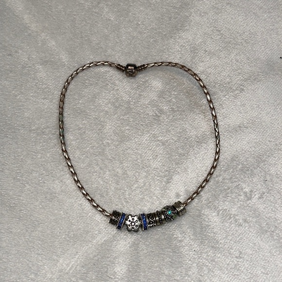 Pandora | Jewelry | Pandora Charm Wrap Bracelet | Poshmark